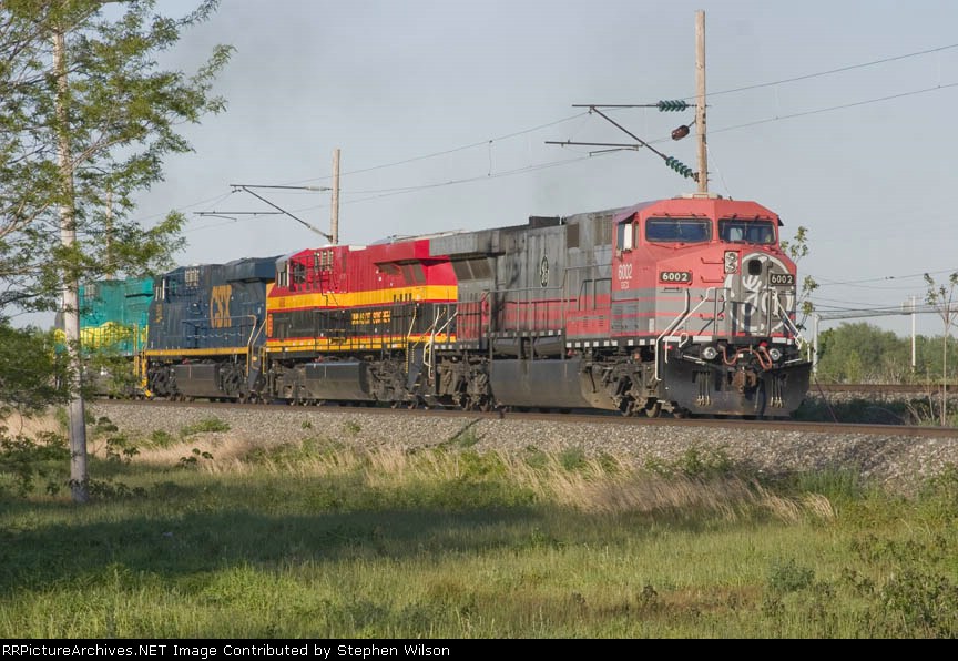 GECX 6002; KCS 4686; CSX 950; VALE 2001